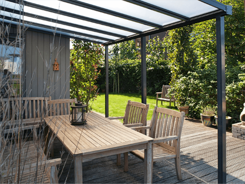 Skærbæk – Terrasseoverdækning - Overdækket terrasse